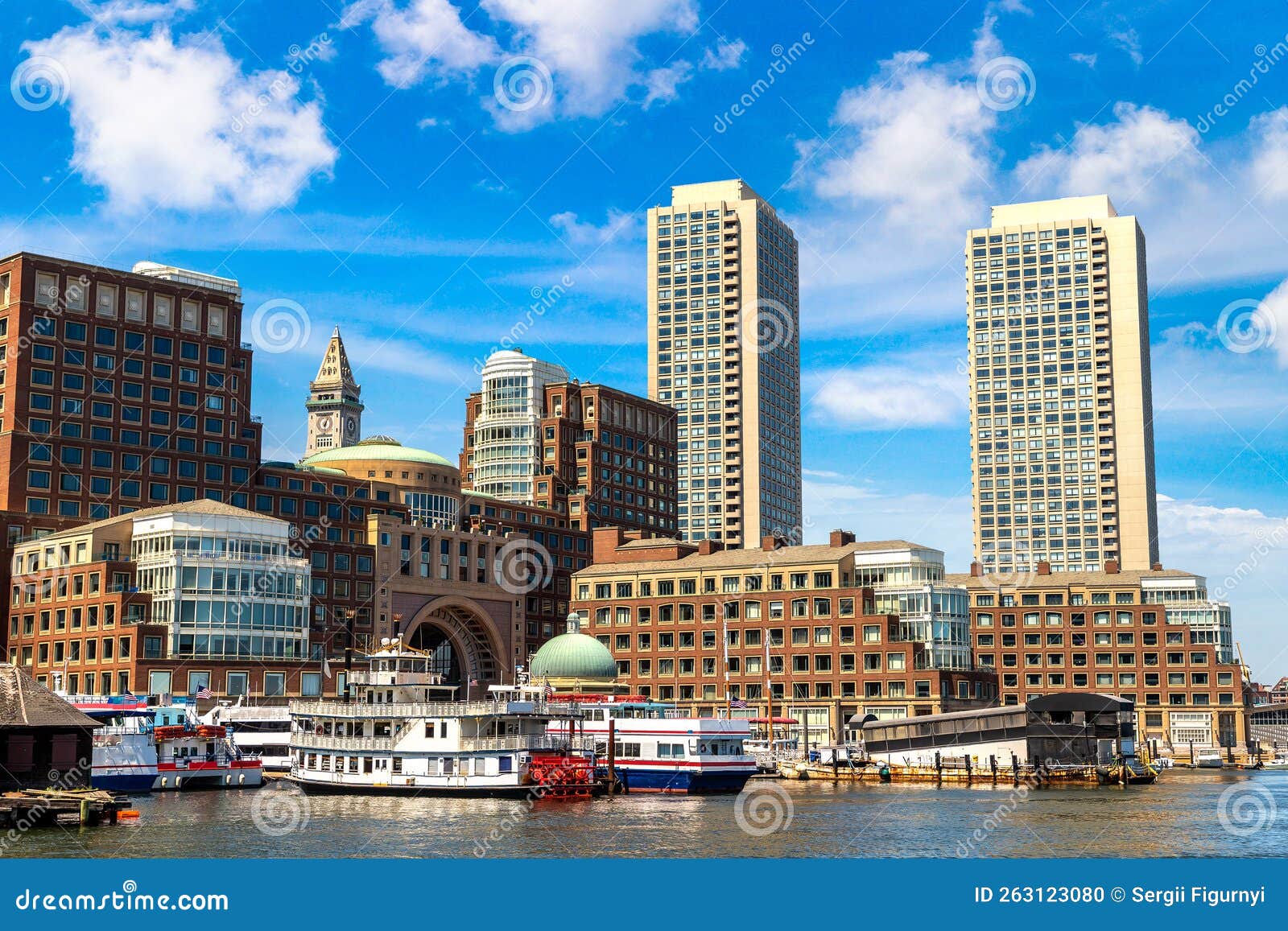 Boston cityscape, USA stock photo. Image of boston, buildings - 263123080