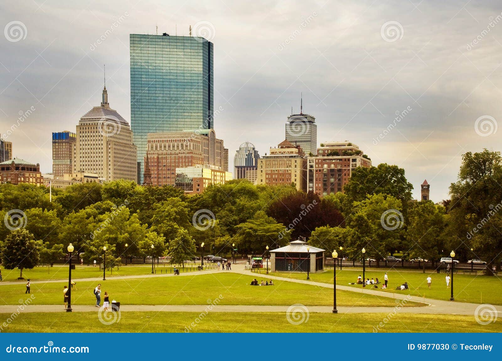 Boston Common editorial image. Image of commerce, cityscape - 9877030