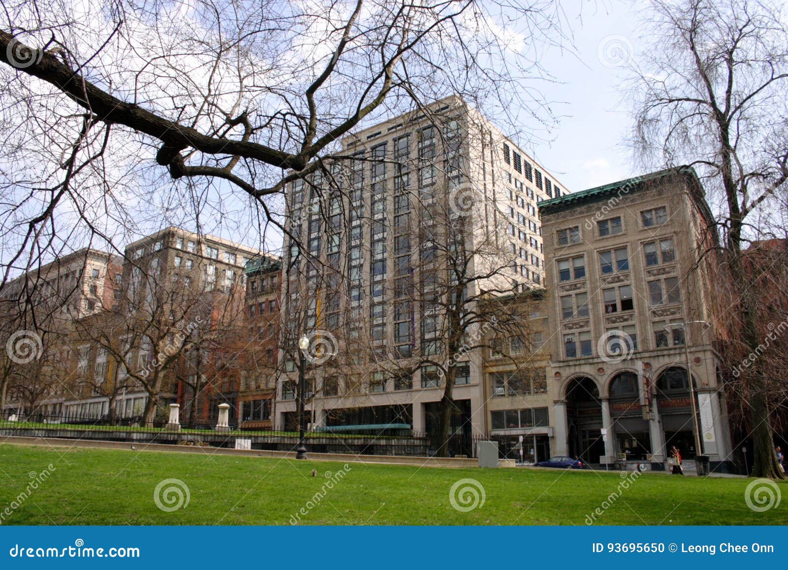 Boston Common and Public Garden, USA Editorial Image - Image of gold ...