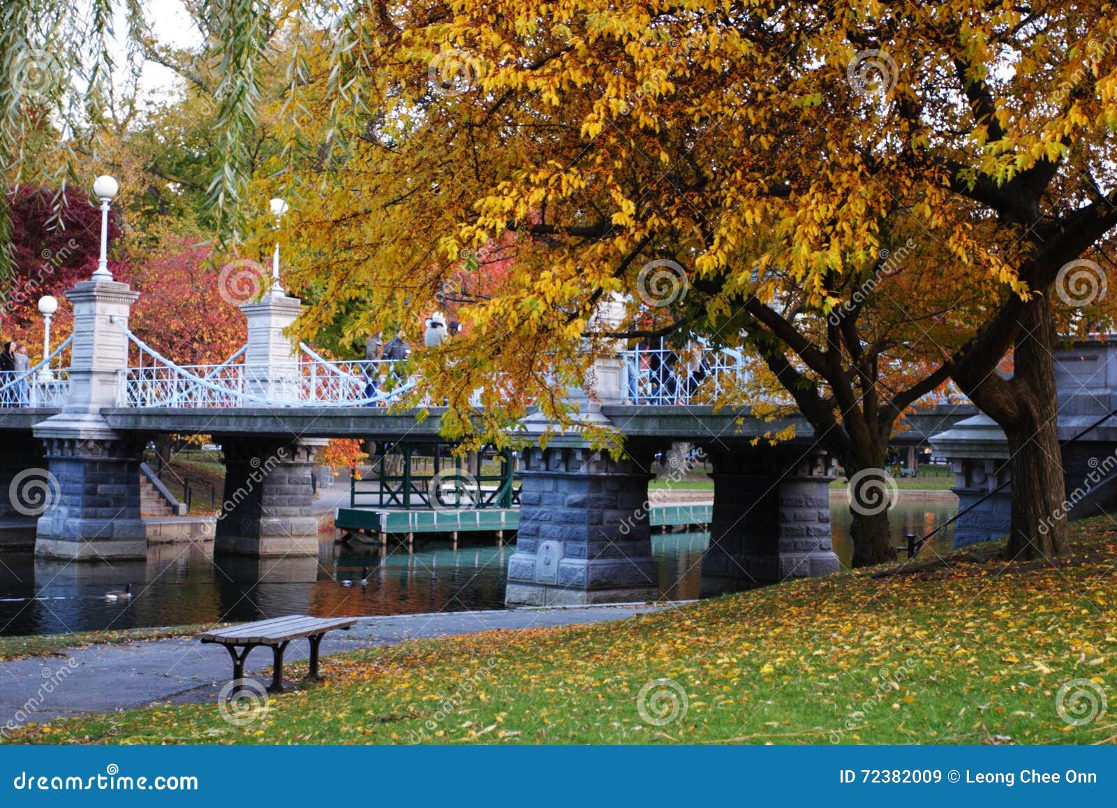 Boston Common and Public Garden, USA Stock Image - Image of park ...