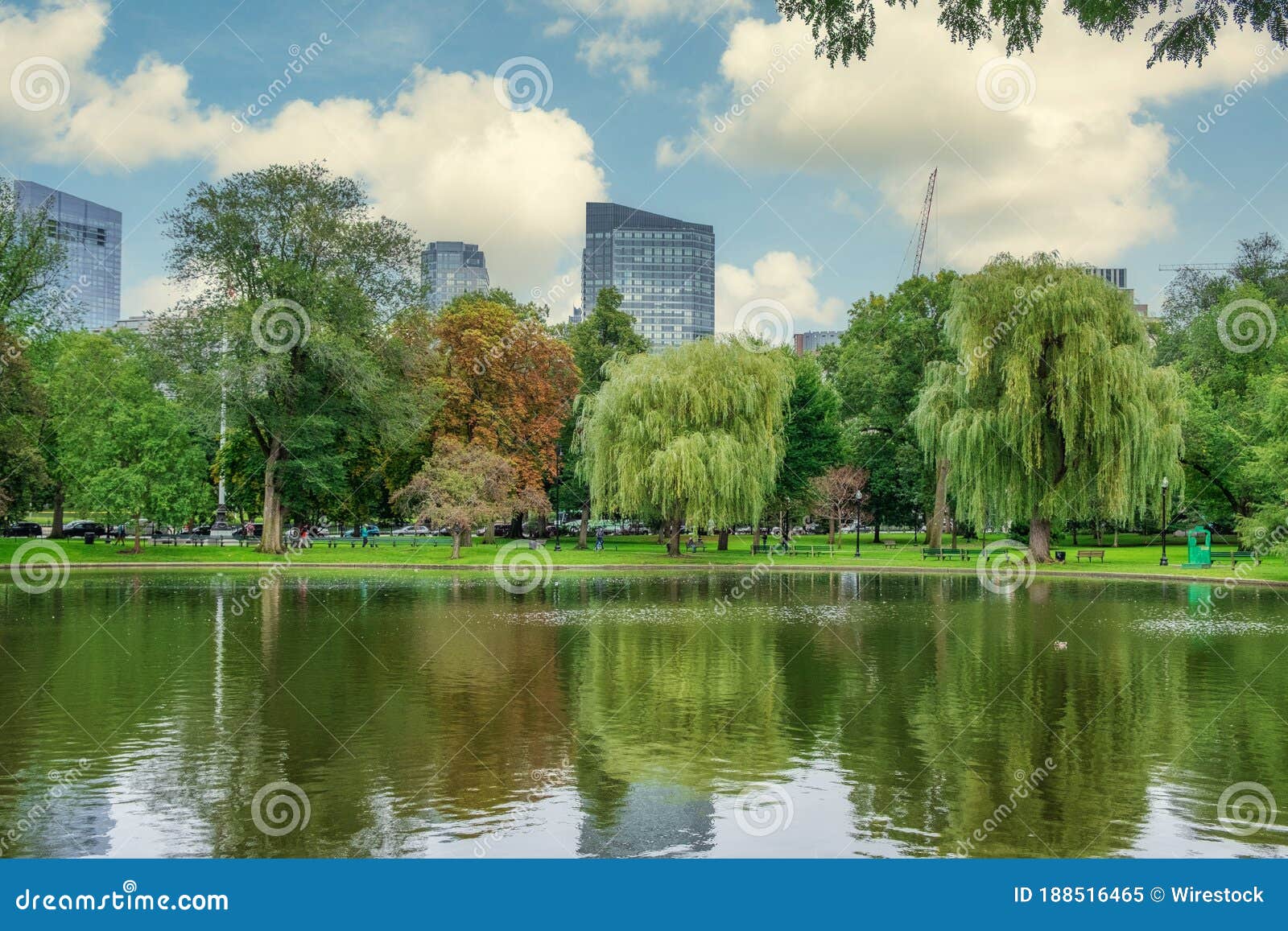 Boston Commons stock image. Image of massachusetts, attraction - 188516465
