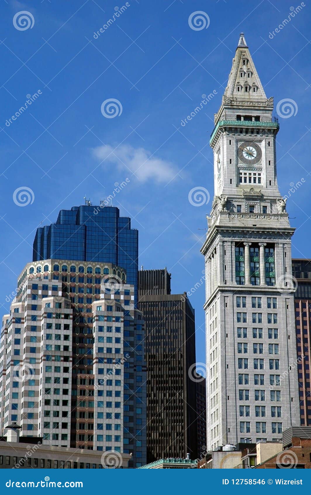 Boston Custom House stock photo. Image of states, tower - 12758546