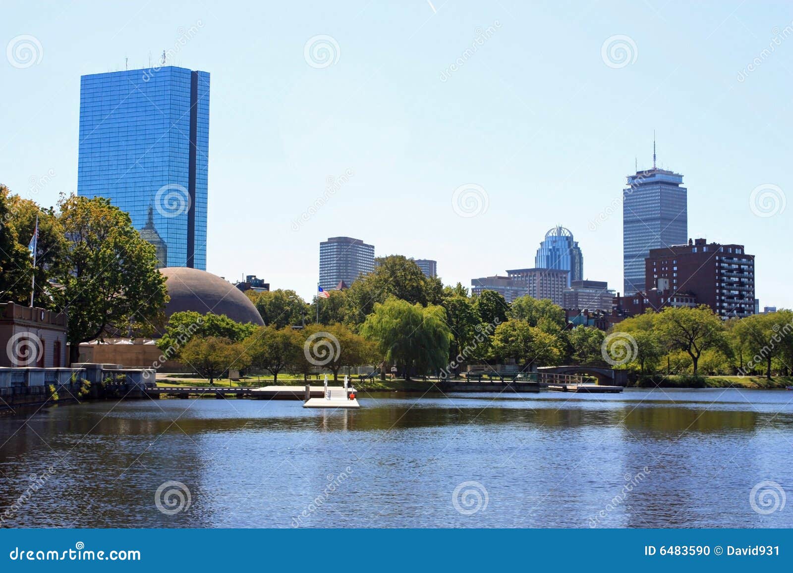 Boston Esplanade stock photo. Image of facades, holliday - 6483590