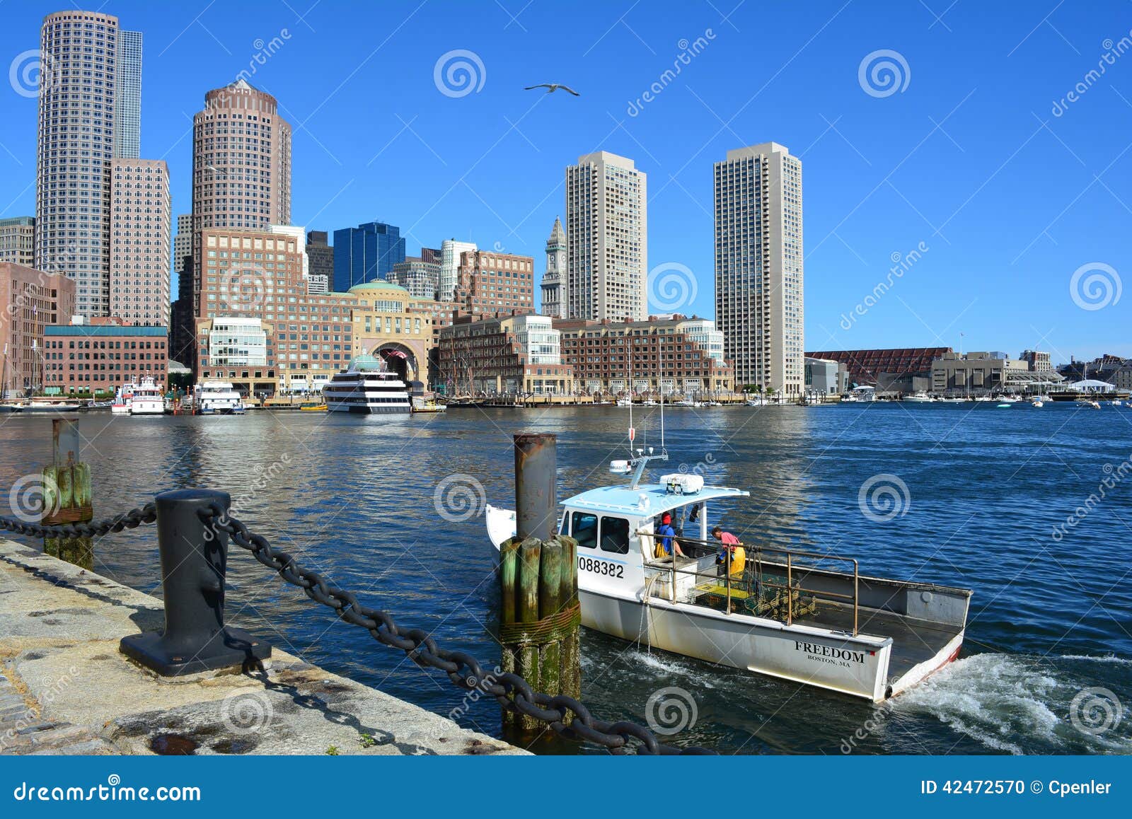 Boston editorial image. Image of urban, downtown, fishing - 42472570