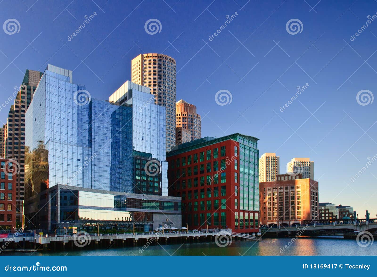 Boston Fort Point Channel editorial photography. Image of economy ...