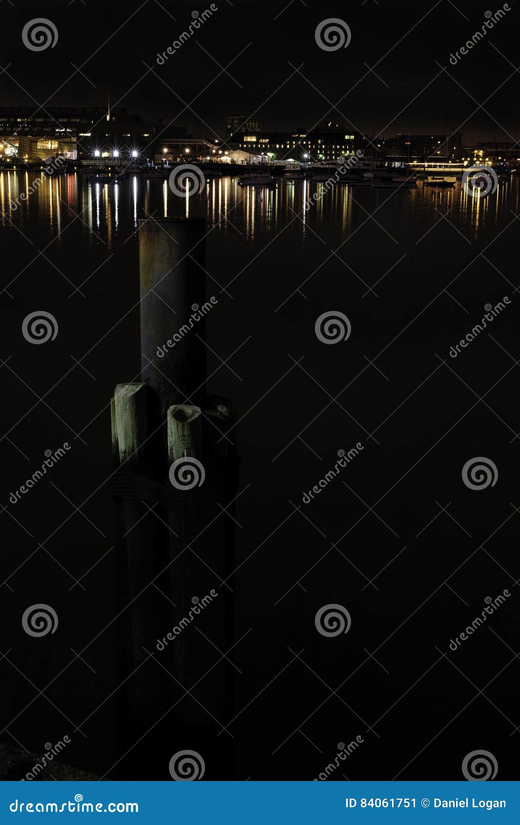 Boston harbor lights stock image. Image of waterfront - 84061751