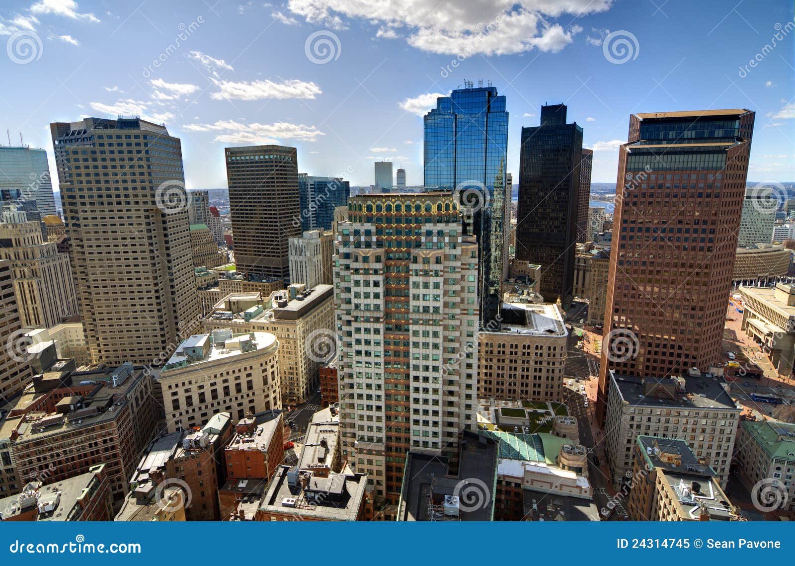Boston High Rises stock image. Image of metropolis, office - 24314745