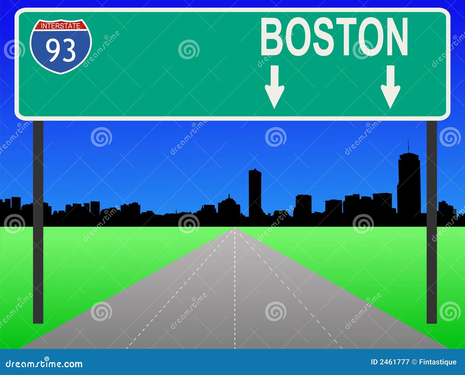 Boston Route 3 Label. Vector Illustration Decorative Design ...