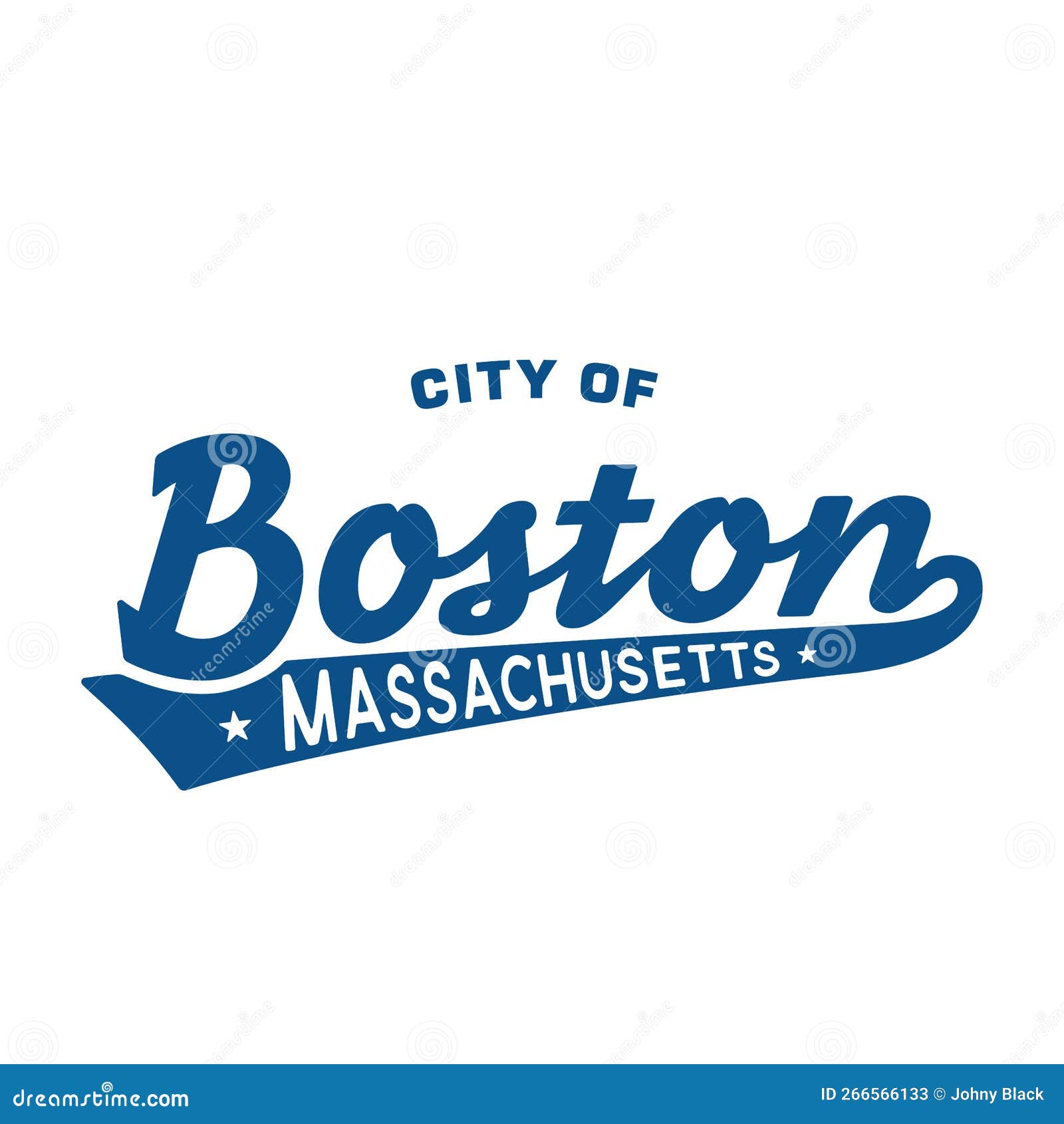 Boston Massachusetts Lettering Design. Boston Typography Design. Vector ...