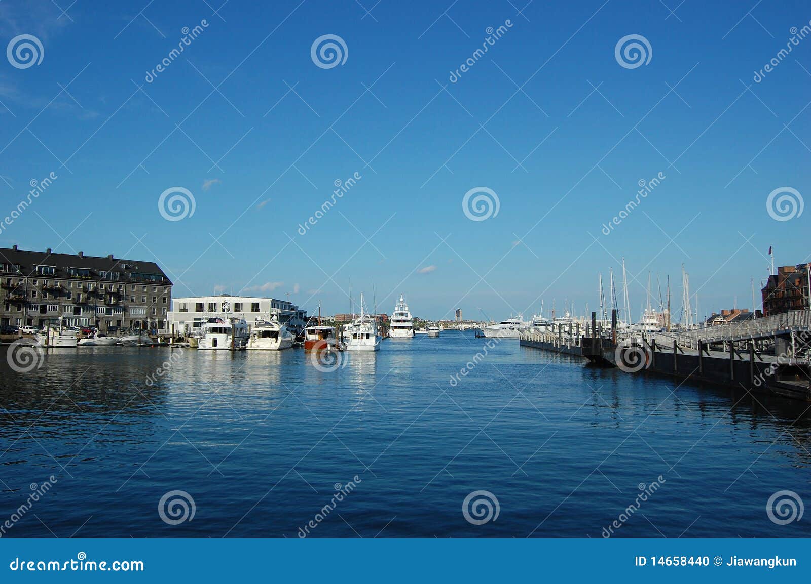 Boston Long Wharf stock photo. Image of port, commercial - 14658440