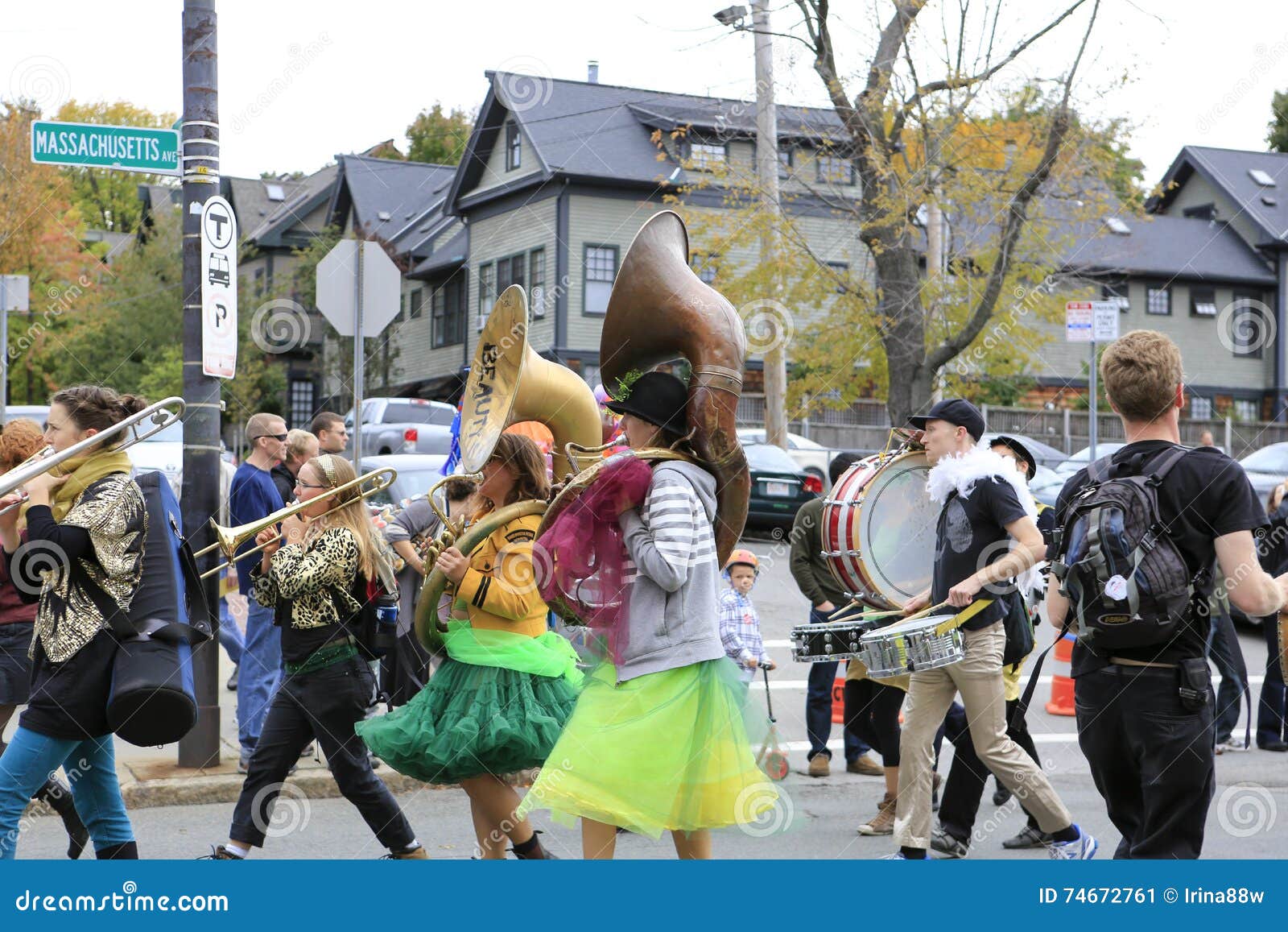 Boston, MA - October 6, 2012: Columbus Day Parade Editorial Photo ...