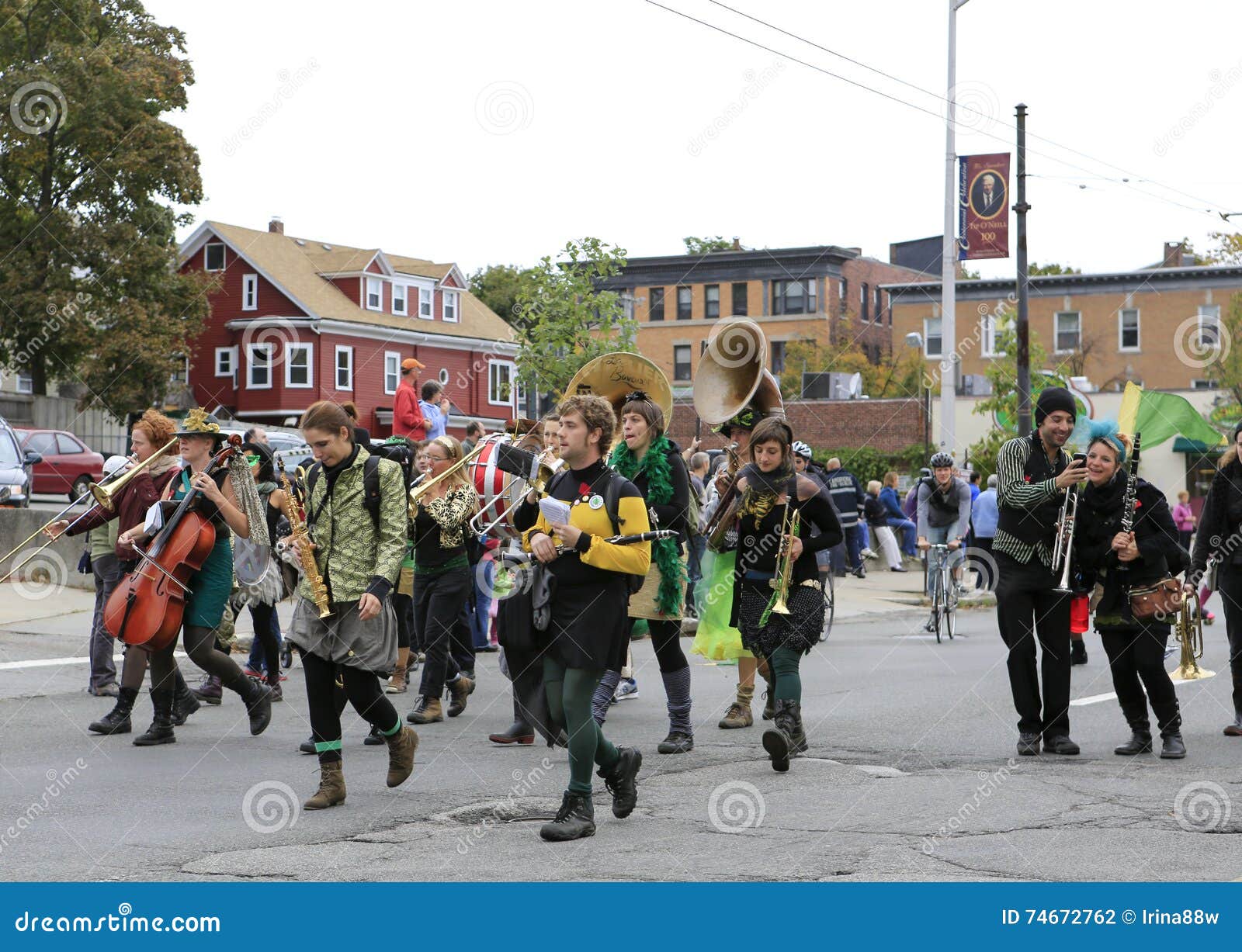 Boston, MA - October 6, 2012: Columbus Day Parade Editorial Photography ...