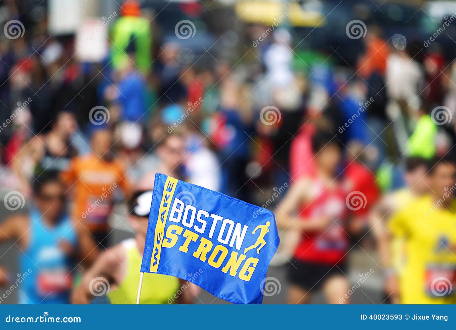 Boston Marathon Flag 2014 editorial stock photo. Image of wave - 40023593