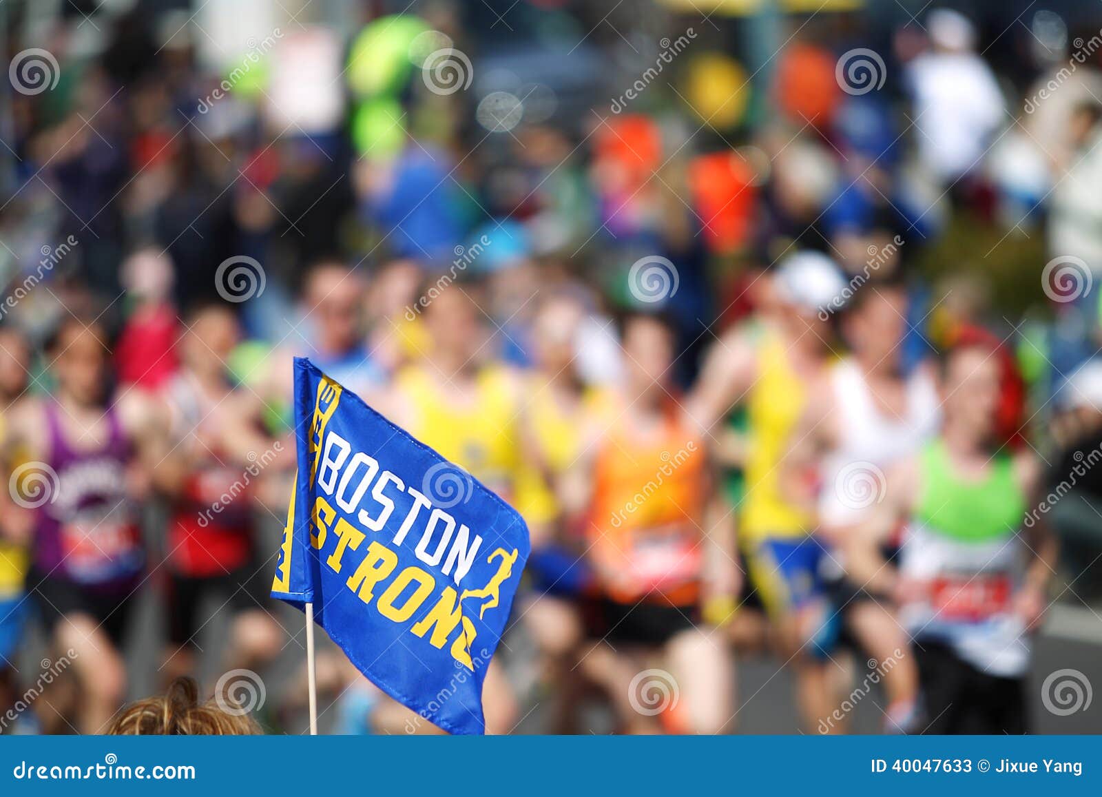 Boston Marathon Flag editorial stock photo. Image of pattern - 40047633