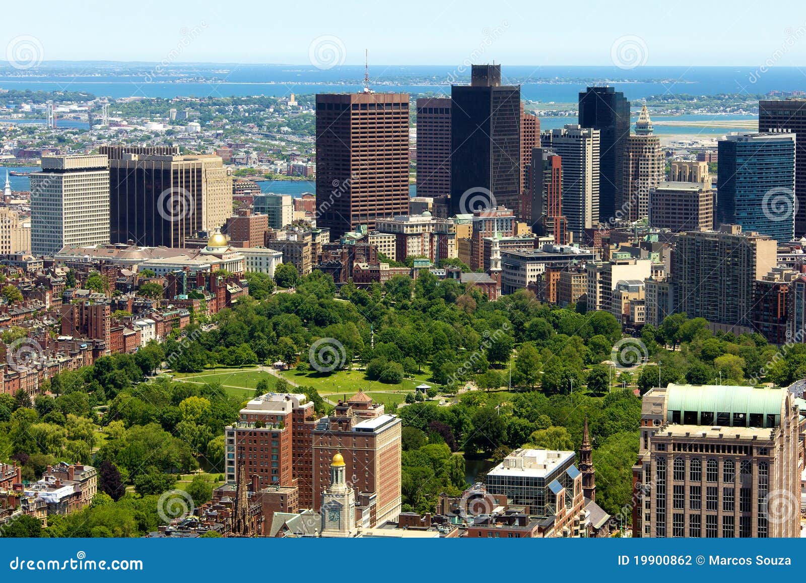 Boston in Massachusetts stock foto. Image of downtown - 19900862