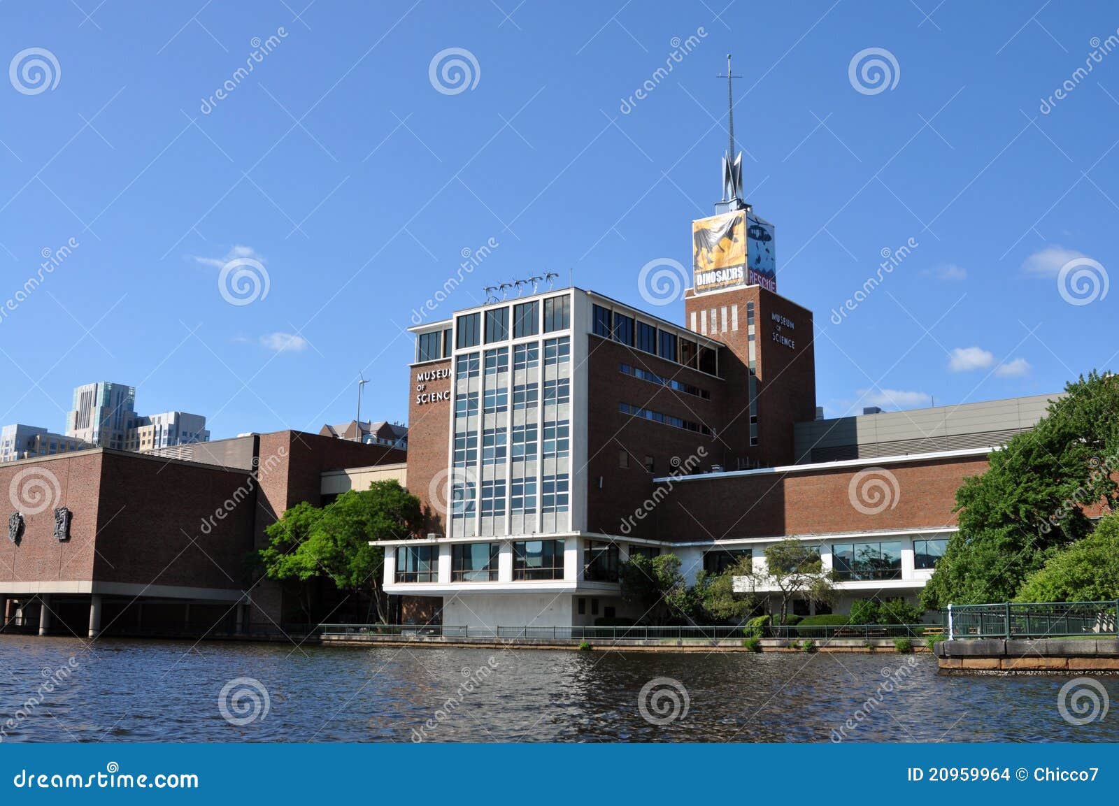 Boston Museum of Science from Charles River Editorial Stock Image ...