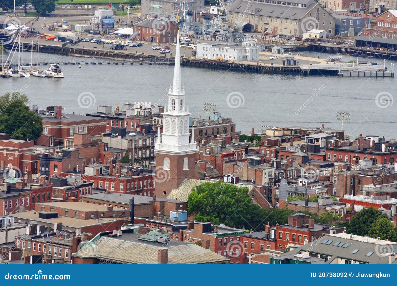 Boston North End, Boston, Massachusetts, USA Stock Photo - Image of ...