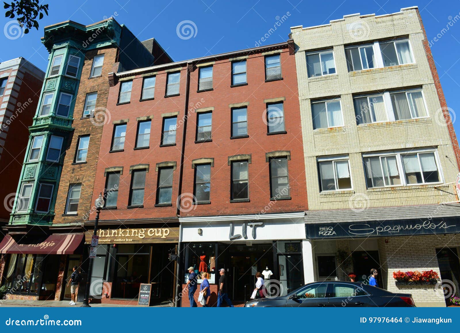 Boston North End, Massachusetts, EUA Imagem de Stock Editorial - Imagem ...