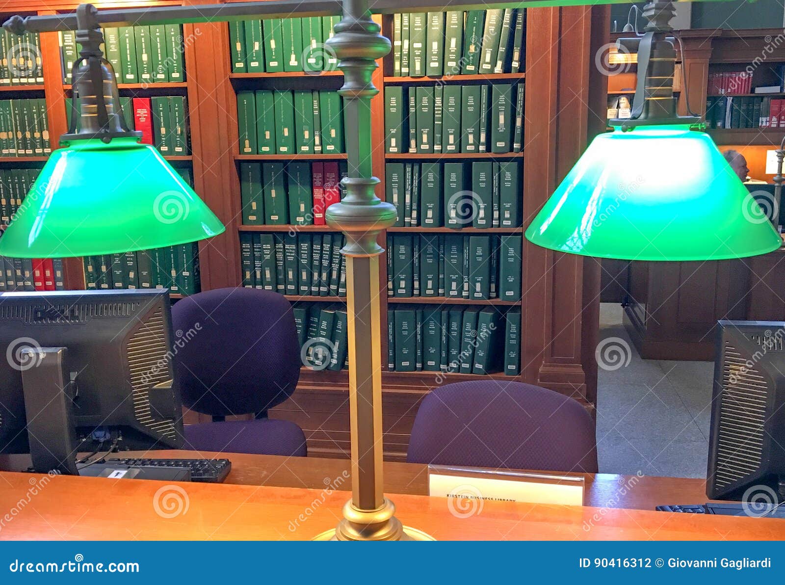 BOSTON - OCTOBER 2015: Lights Interior of Public Library Editorial ...