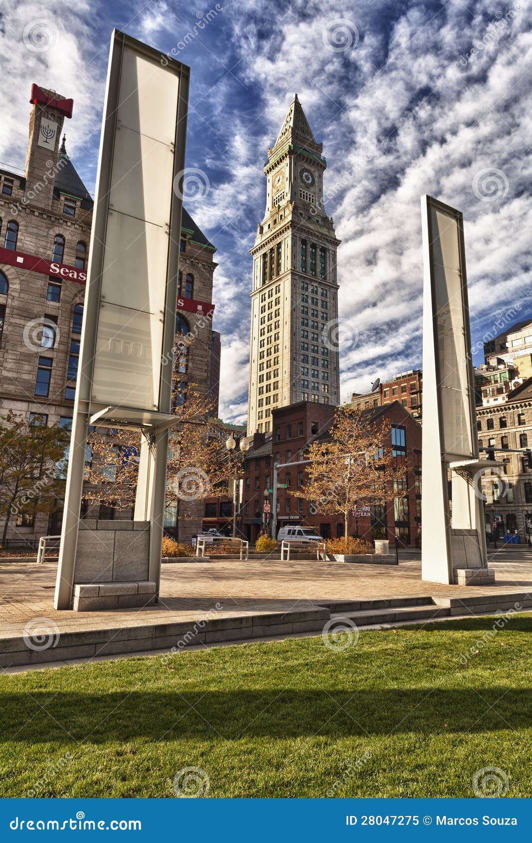Boston Old Custom House editorial image. Image of skyscraper - 28047275