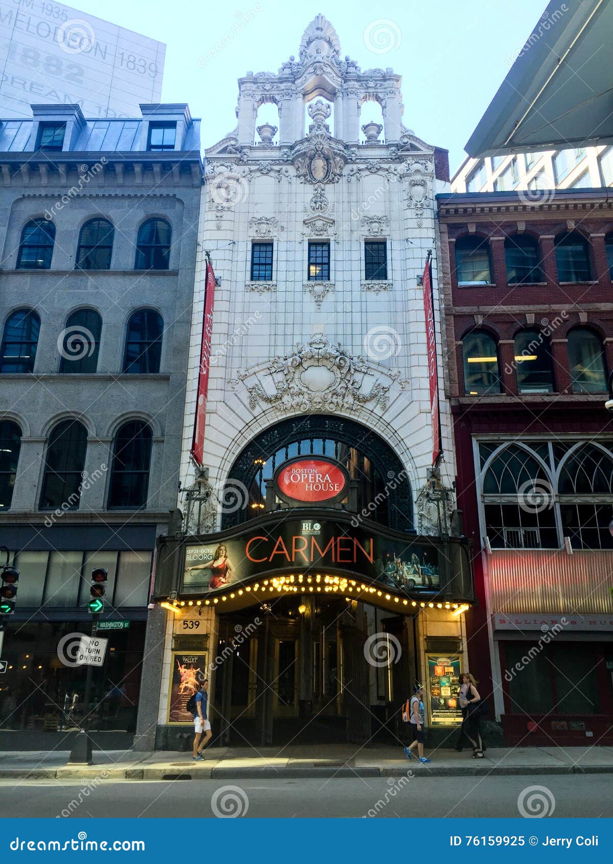 Boston Opera House editorial image. Image of historic - 76159925