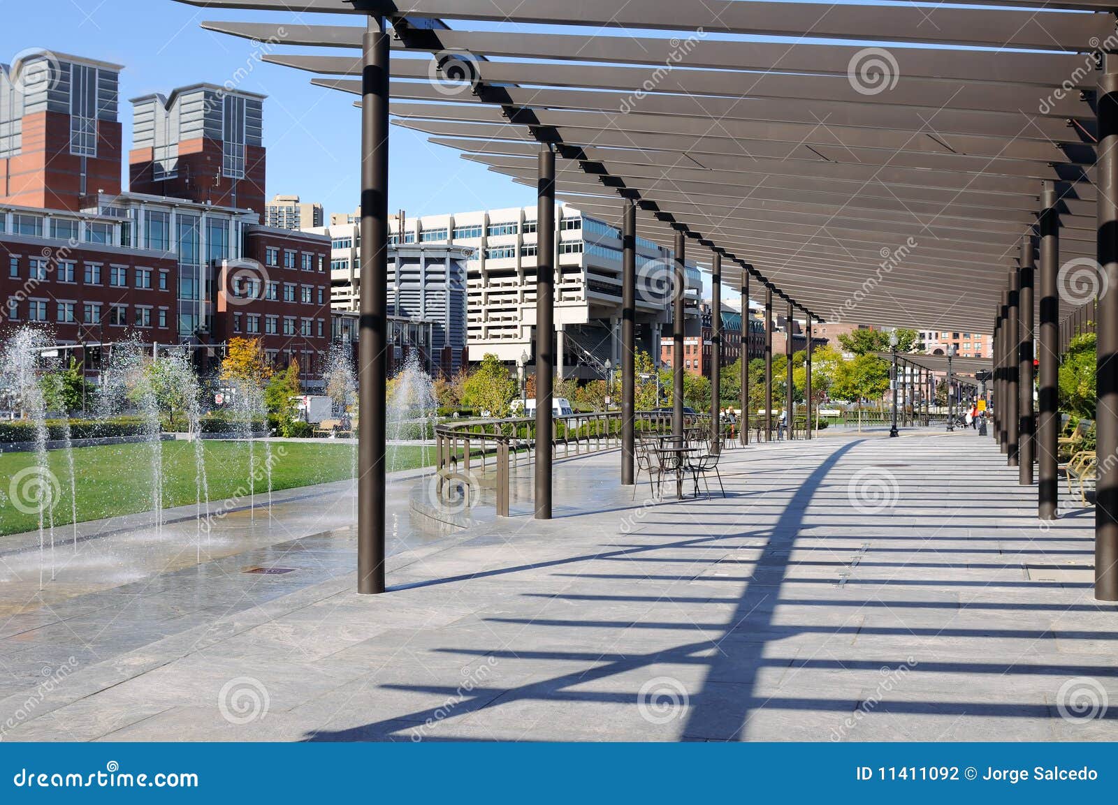 Boston Promenade stock photo. Image of boston, open, building - 11411092