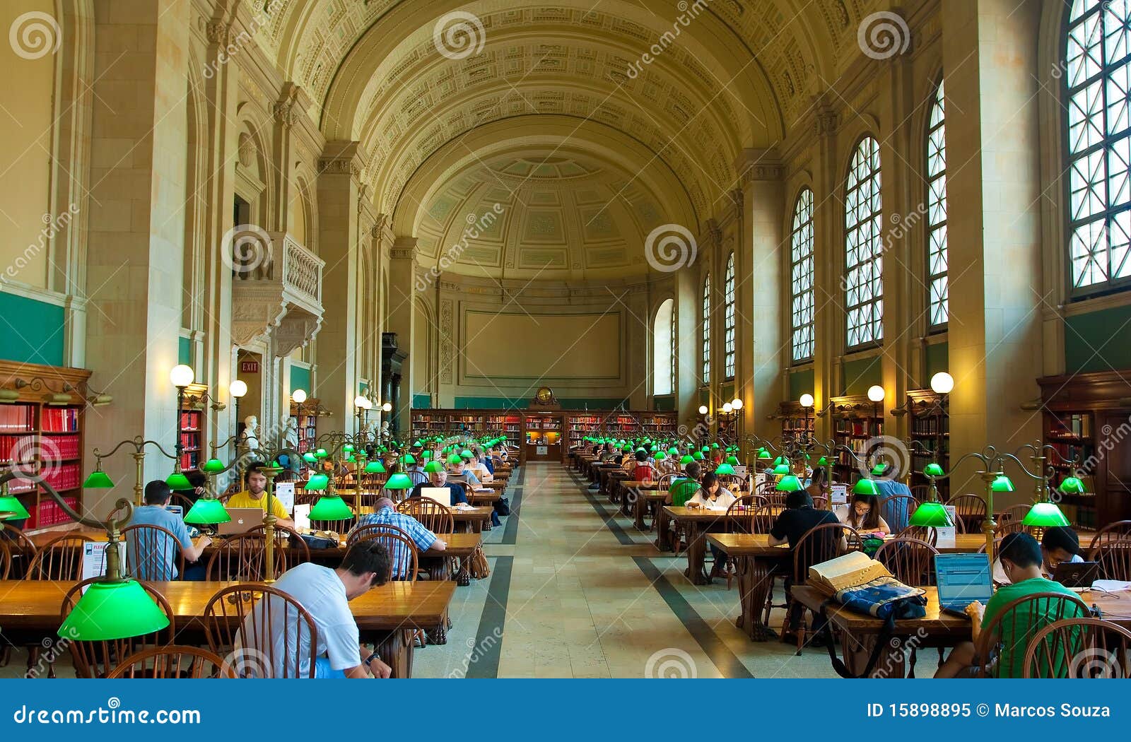 Boston Public library editorial image. Image of city - 15898895