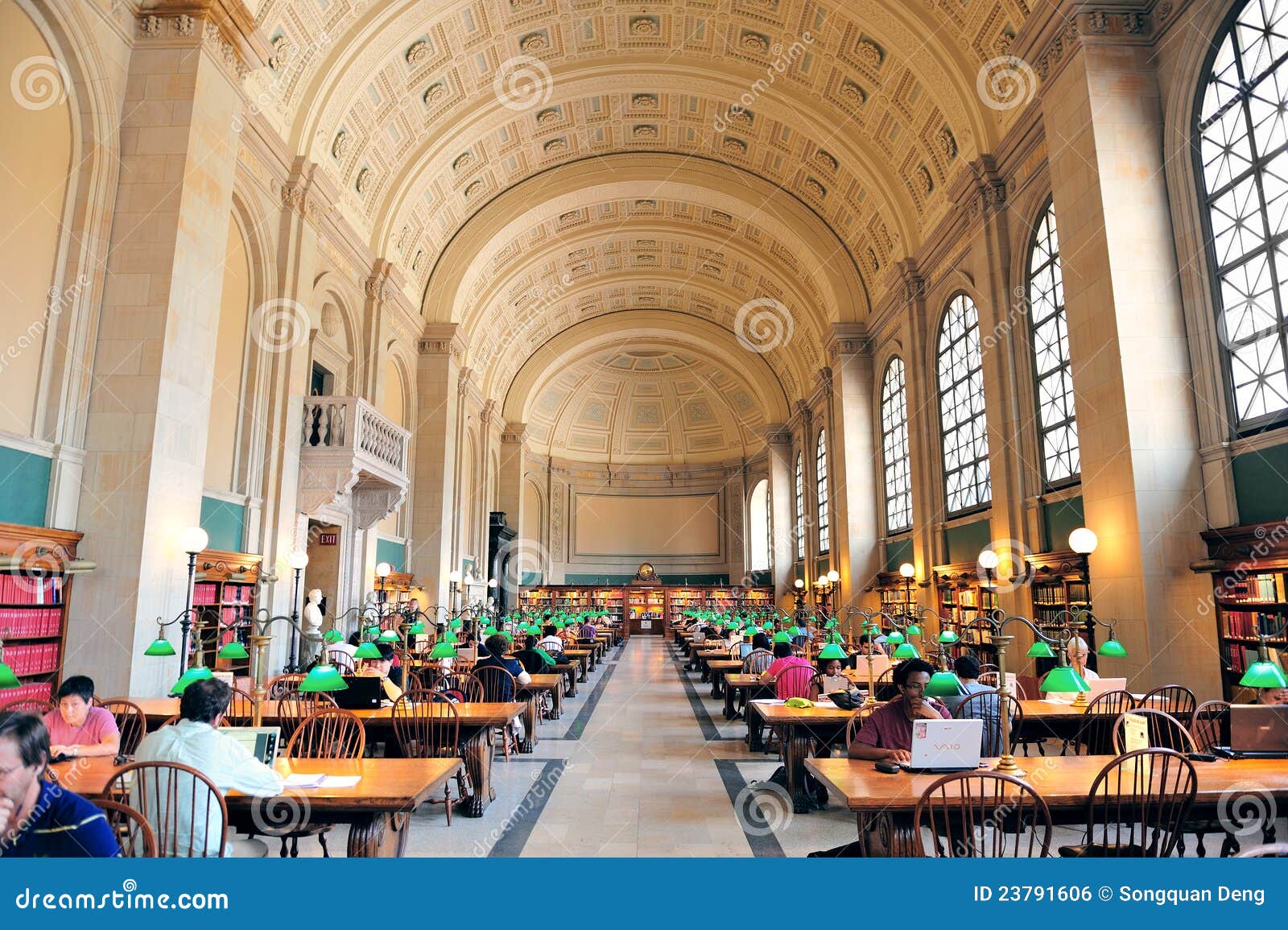 Boston Public Library editorial photo. Image of interior - 23791606