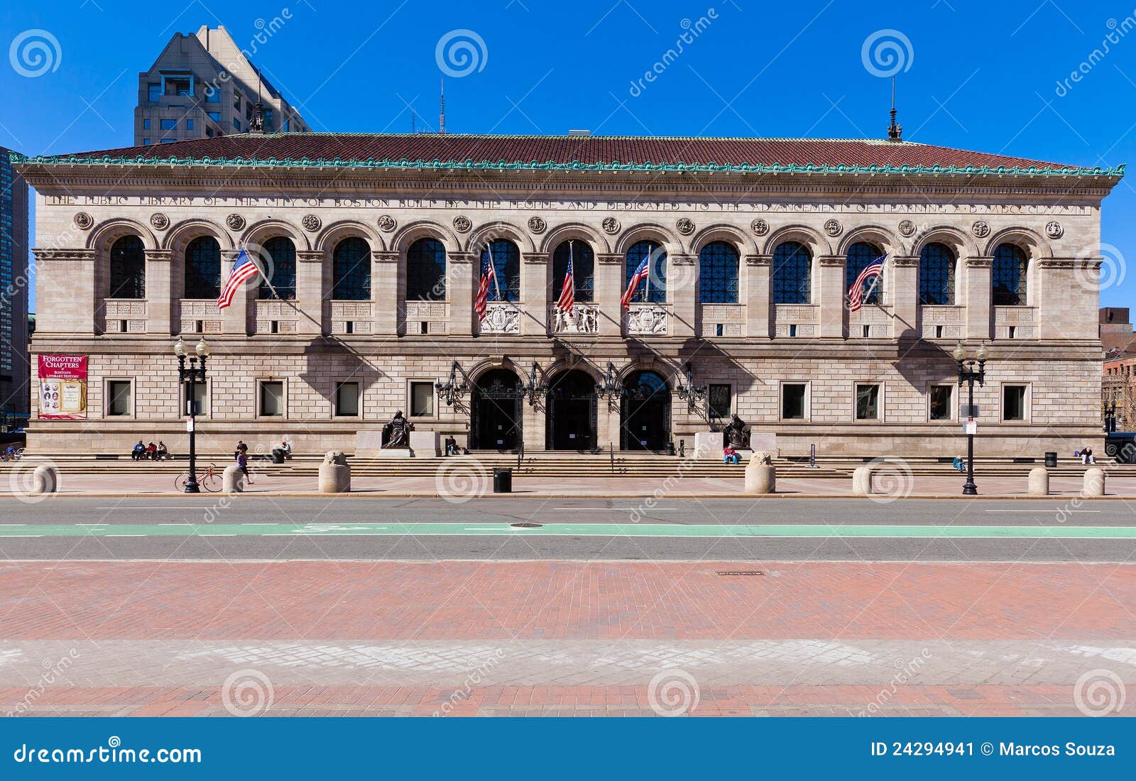 Boston Public Library editorial photo. Image of library - 24294941