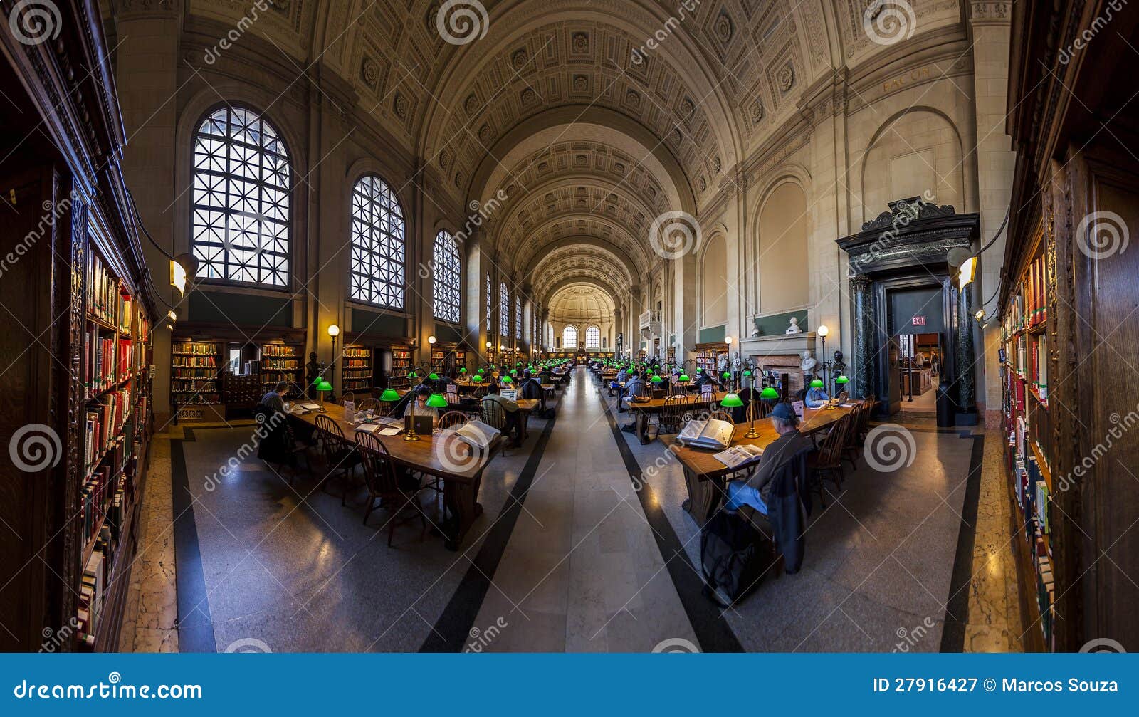 Boston Public Library editorial photography. Image of enlightenment ...