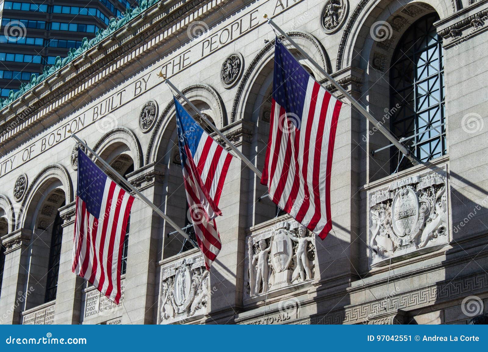 Boston Public Library editorial photo. Image of exterior - 97042551