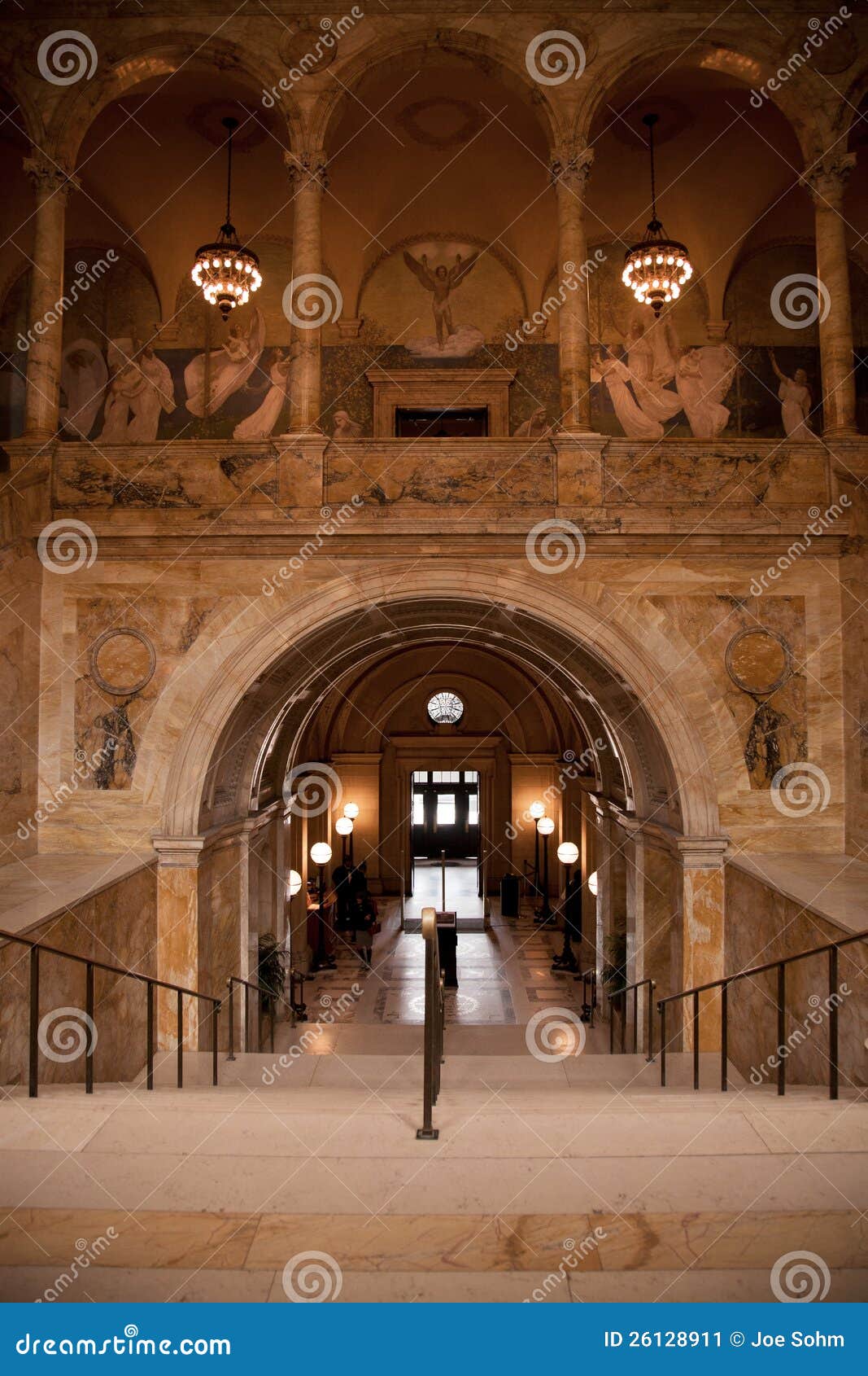 Boston Public Library Interior Editorial Photo - Image of mckim, united ...