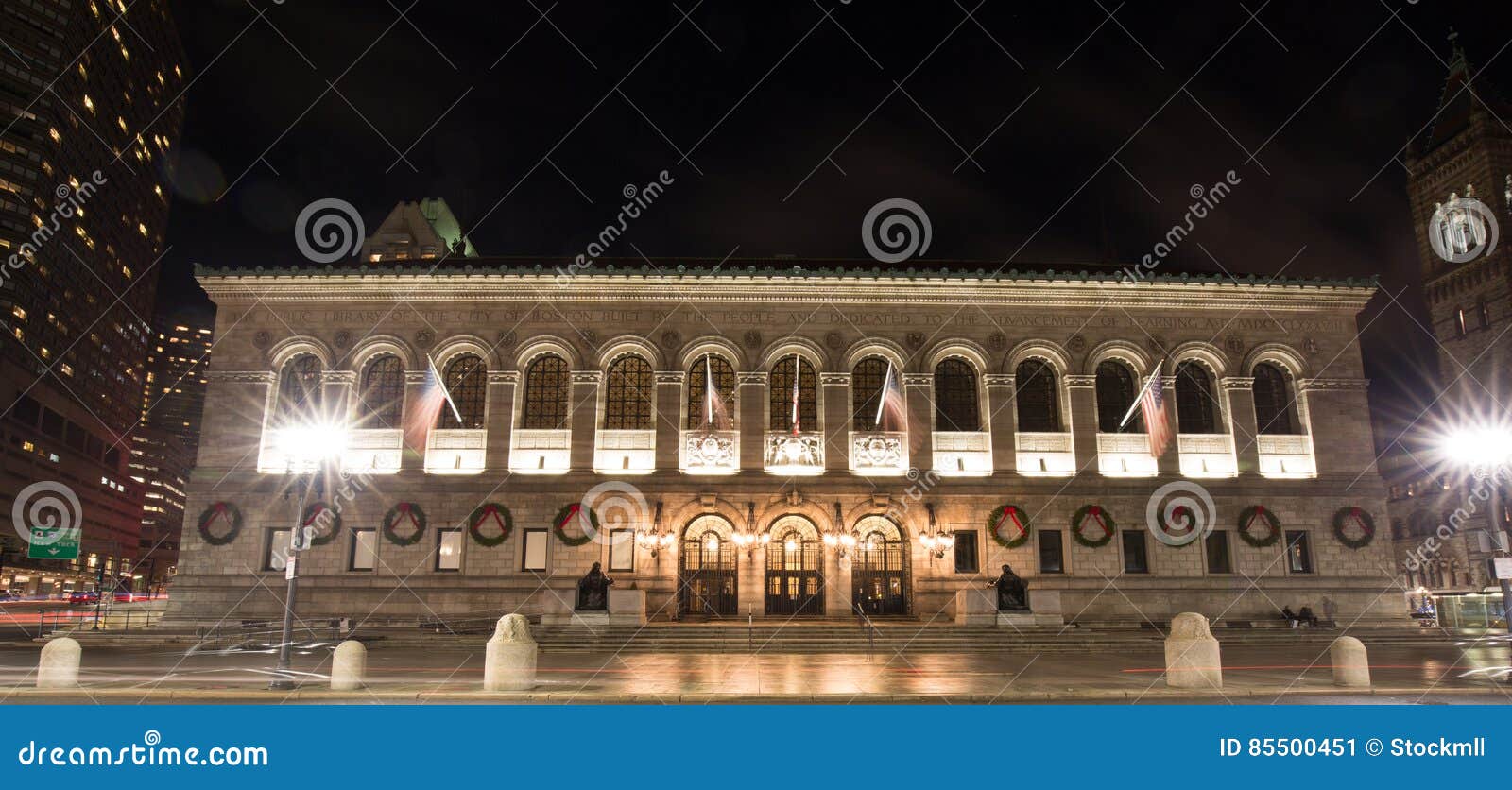 Boston Public Library editorial photo. Image of outdoors - 85500451