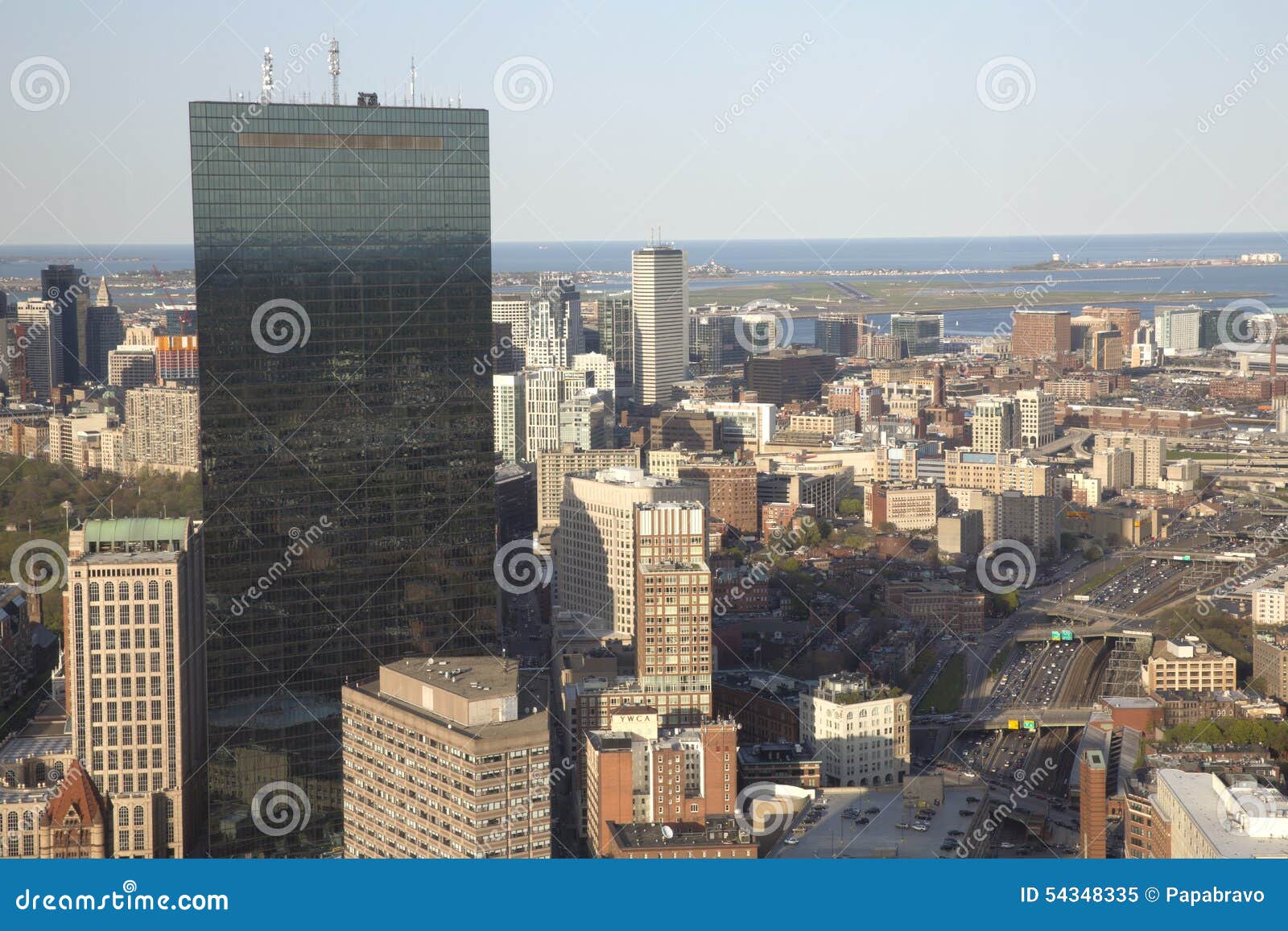 Boston S Panoramic View As it is Seen from Prudential Tower Editorial ...