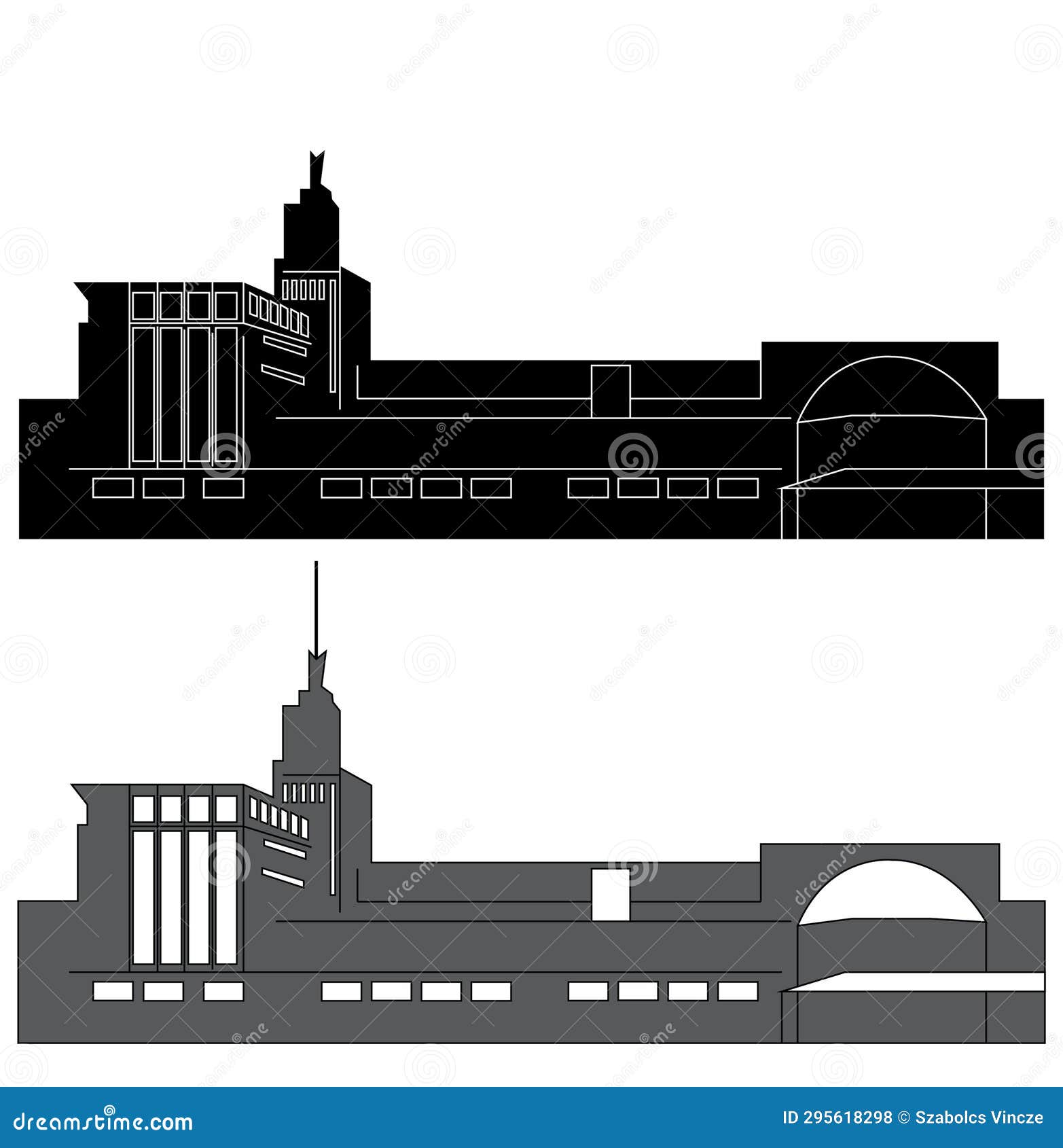 Boston Science Museum, Boston, Stock Vector - Illustration of drawing ...