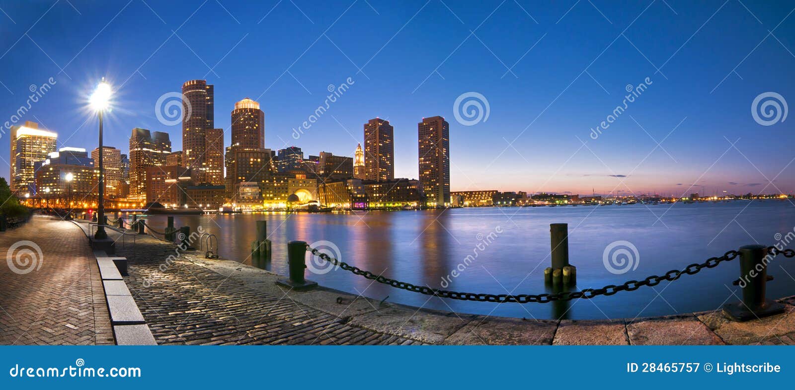 Boston Skyline stock image. Image of landmark, panoramic - 28465757
