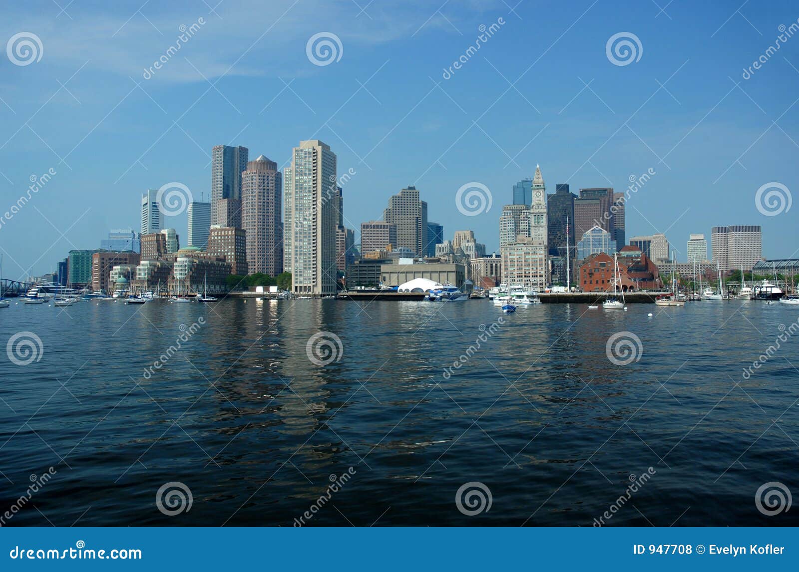 Boston Skyline stock photo. Image of boston, american, skyscrapers - 947708