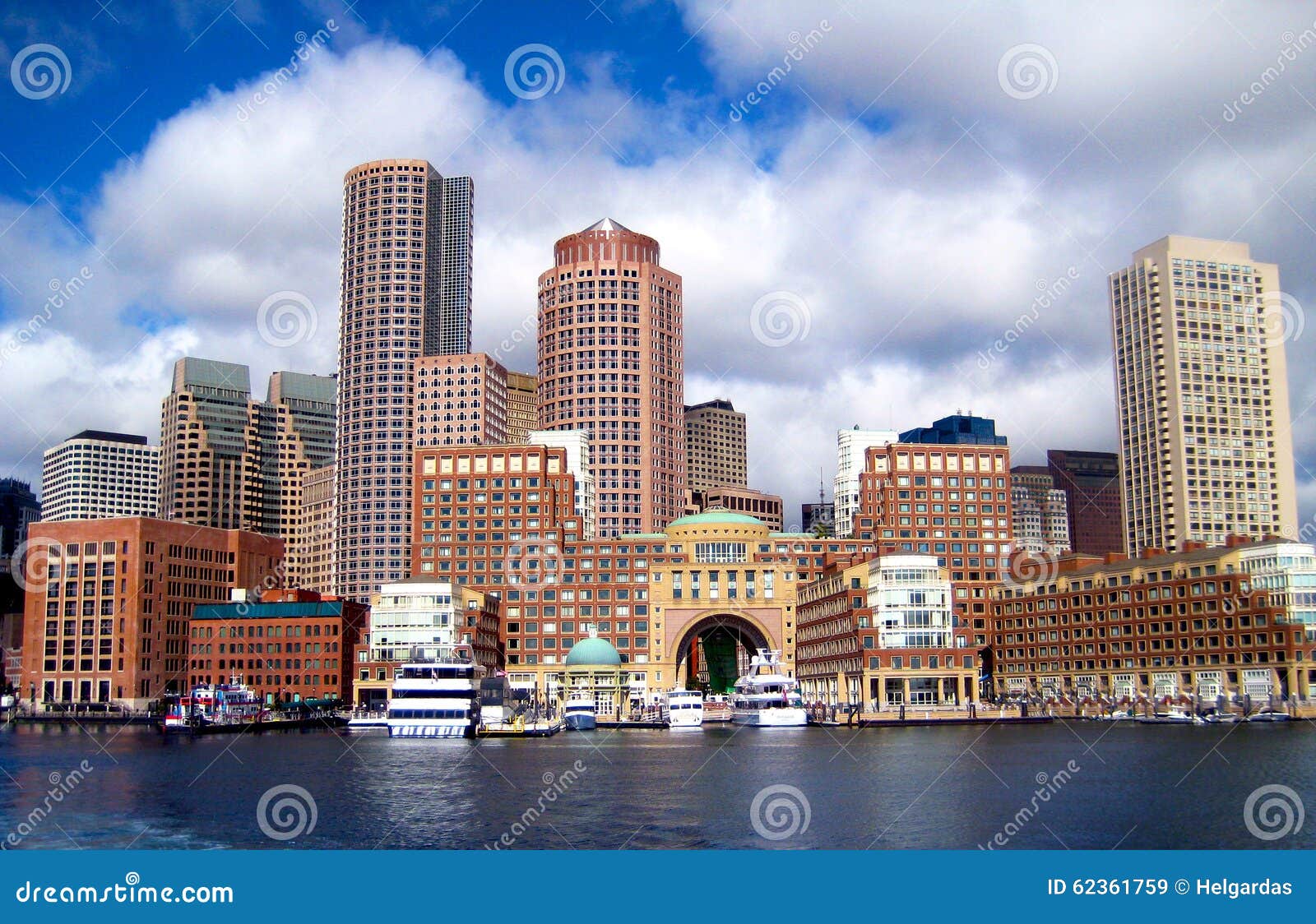 Boston skyline stock image. Image of hobby, boat, landscape - 62361759
