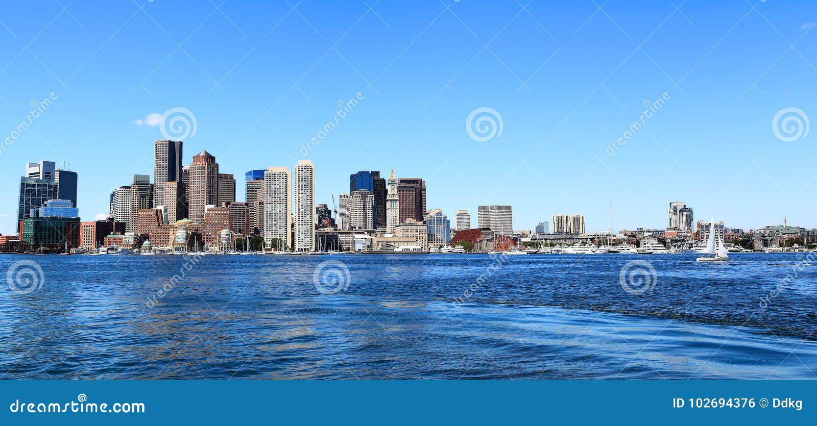 Boston stock photo. Image of united, downtown, panorama - 102694376