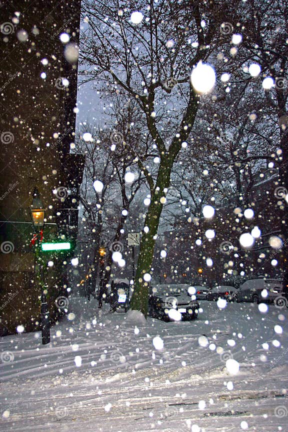Boston Snow Storm editorial photography. Image of season - 3842842