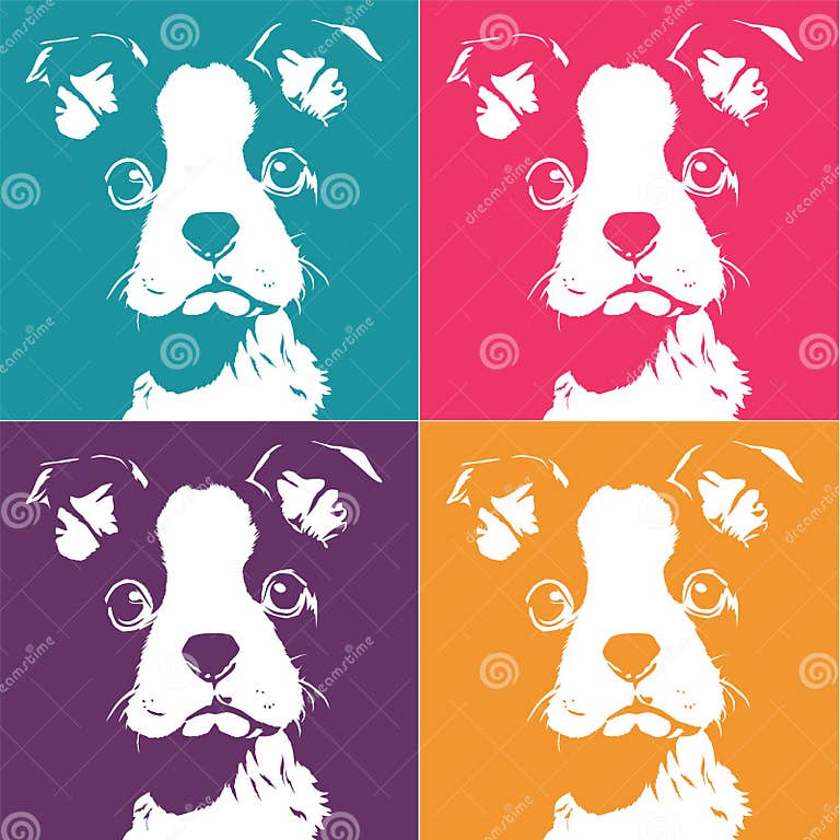 Boston Terrior surge ilustración del vector. Ilustración de muestra ...