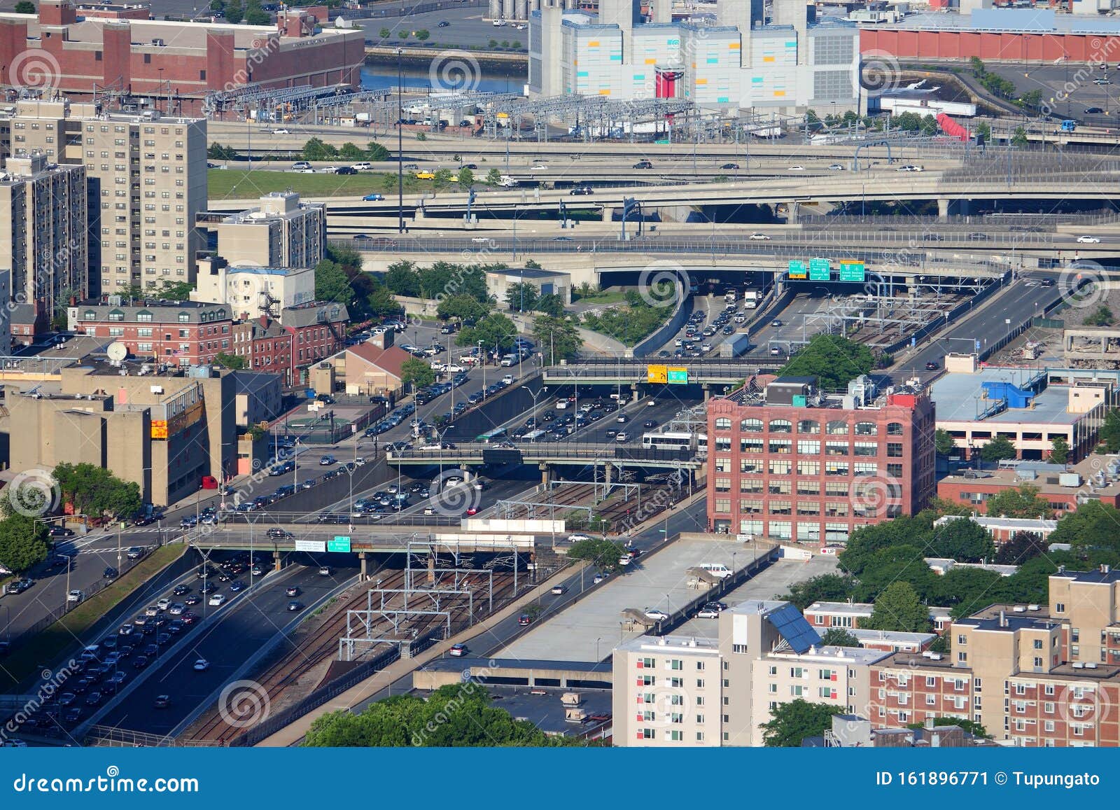 Boston Transportation Infrastructure Stock Image - Image of city ...