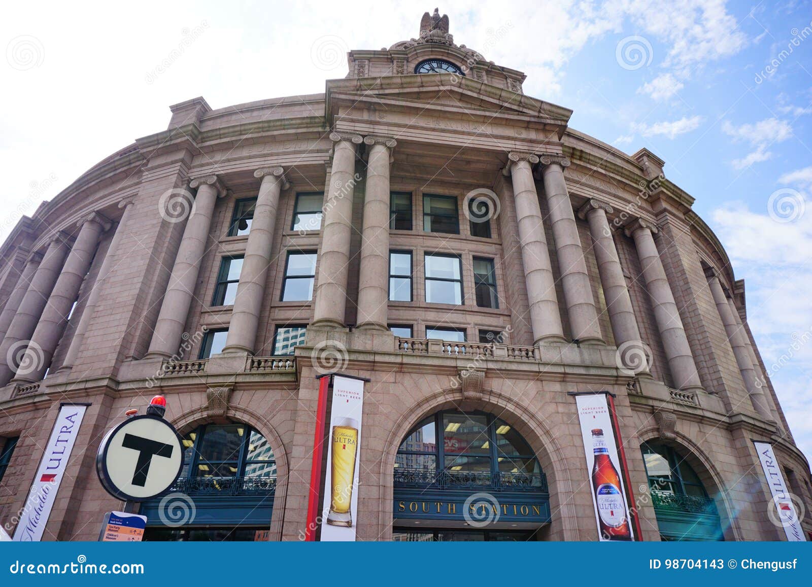 Boston railway station editorial stock photo. Image of esplanade - 98704143