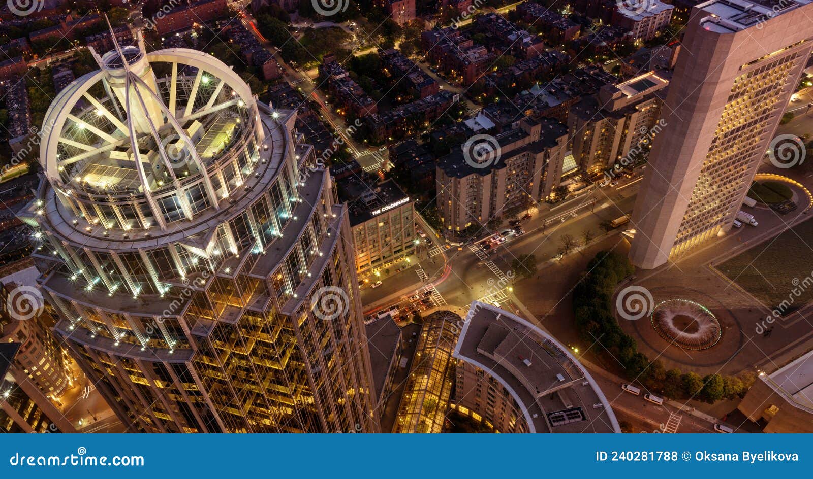 Boston View from Top of Prudential Tower, USA Editorial Stock Photo ...