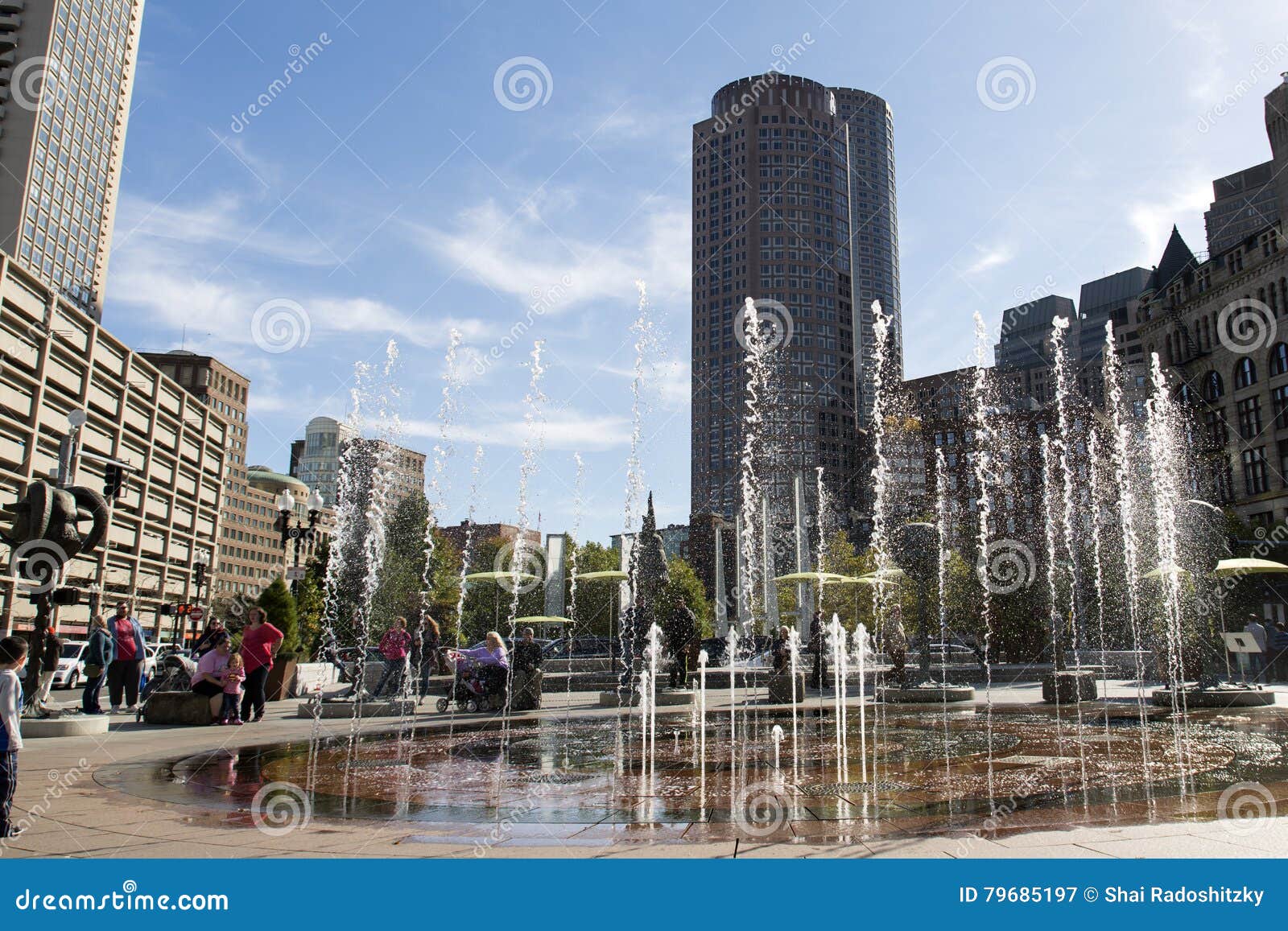 Boston waterfront area editorial photography. Image of blue - 79685197