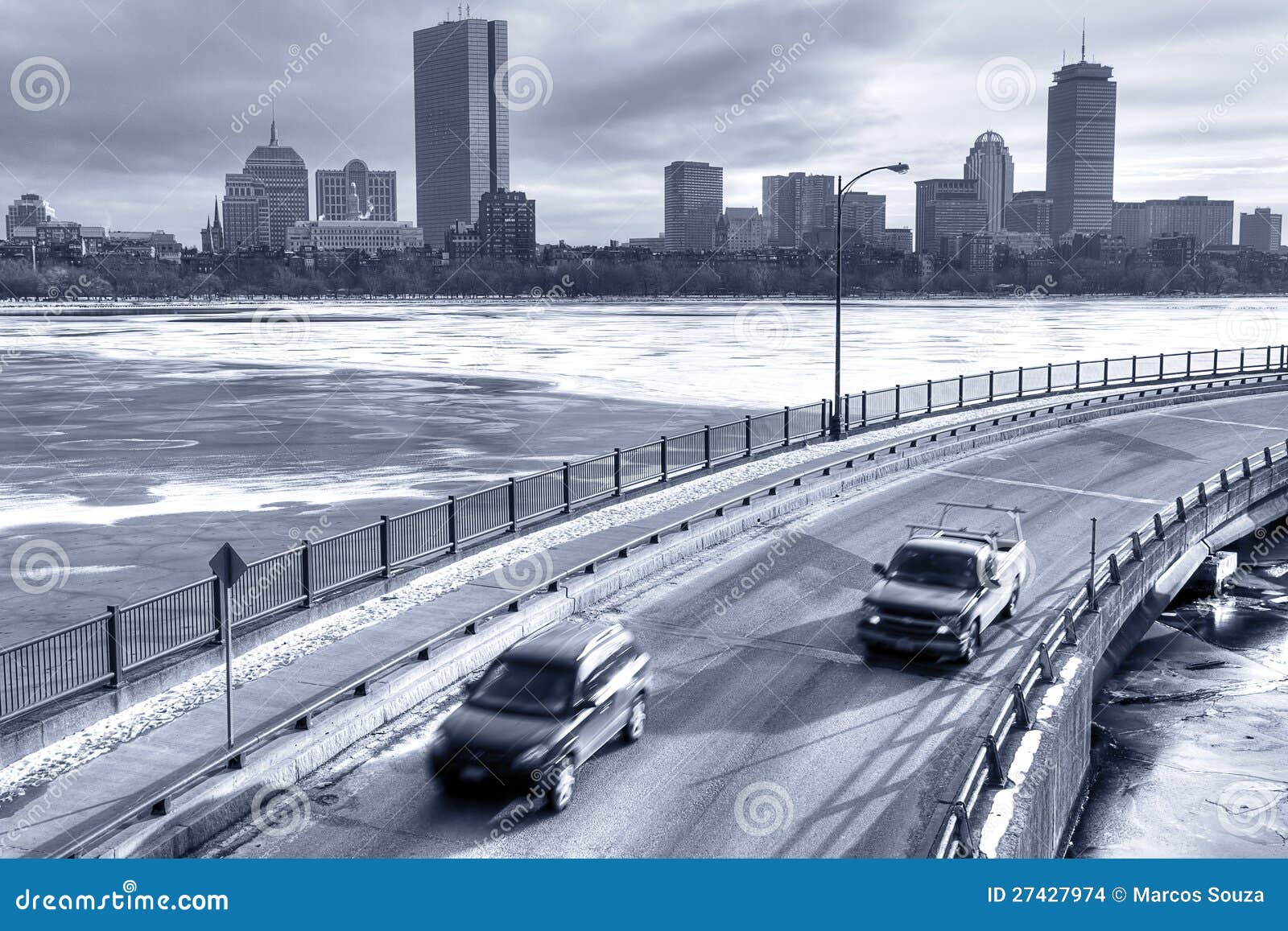 Boston in the Winter stock photo. Image of cityscape - 27427974