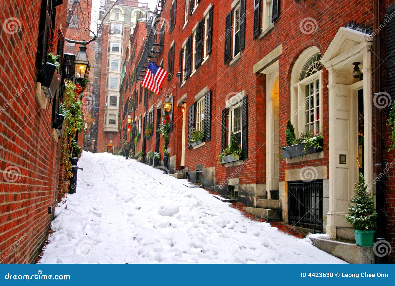Boston Winter stock photo. Image of city, blizzard, block - 4423630
