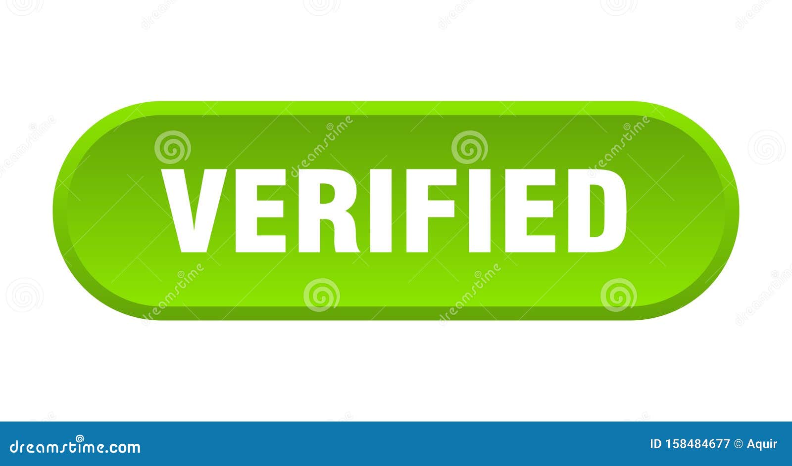 Botão verificado ilustração do vetor. Ilustração de fundo - 158484677