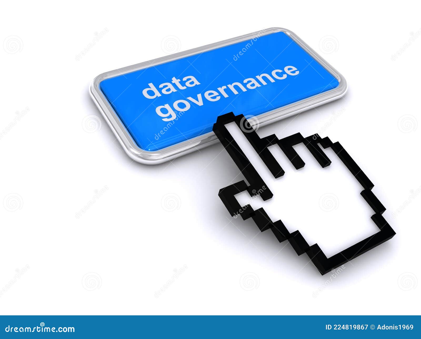 Botón De Control De Datos En Blanco Stock de ilustración - Ilustración ...