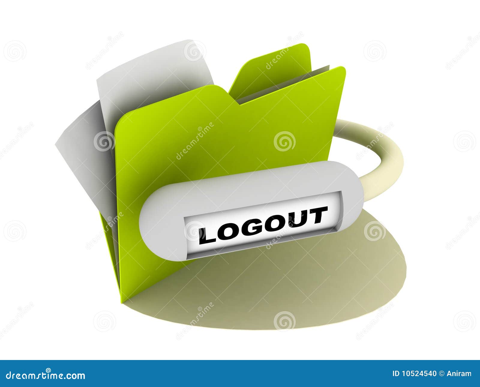 Botón De La Fin De Comunicación Stock de ilustración - Ilustración de ...